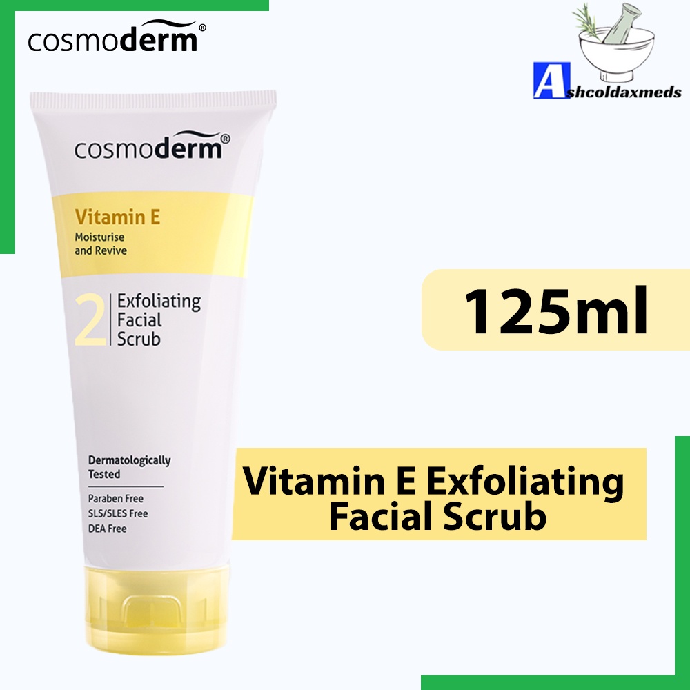 Cosmoderm Vitamin E Exfoliating Facial Scrub 125ml | Shopee Malaysia