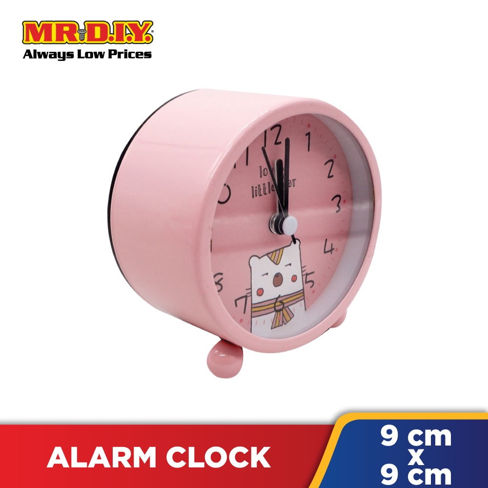 (MR.DIY) Portable Cute Little Bear Design Alarm Clock | Shopee Malaysia