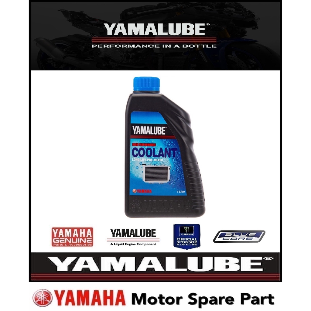 100% ORIGINAL YAMALUBE COOLANT 1LITER 0 PRE-MIXED LONG LIFE PENYEJUK ...