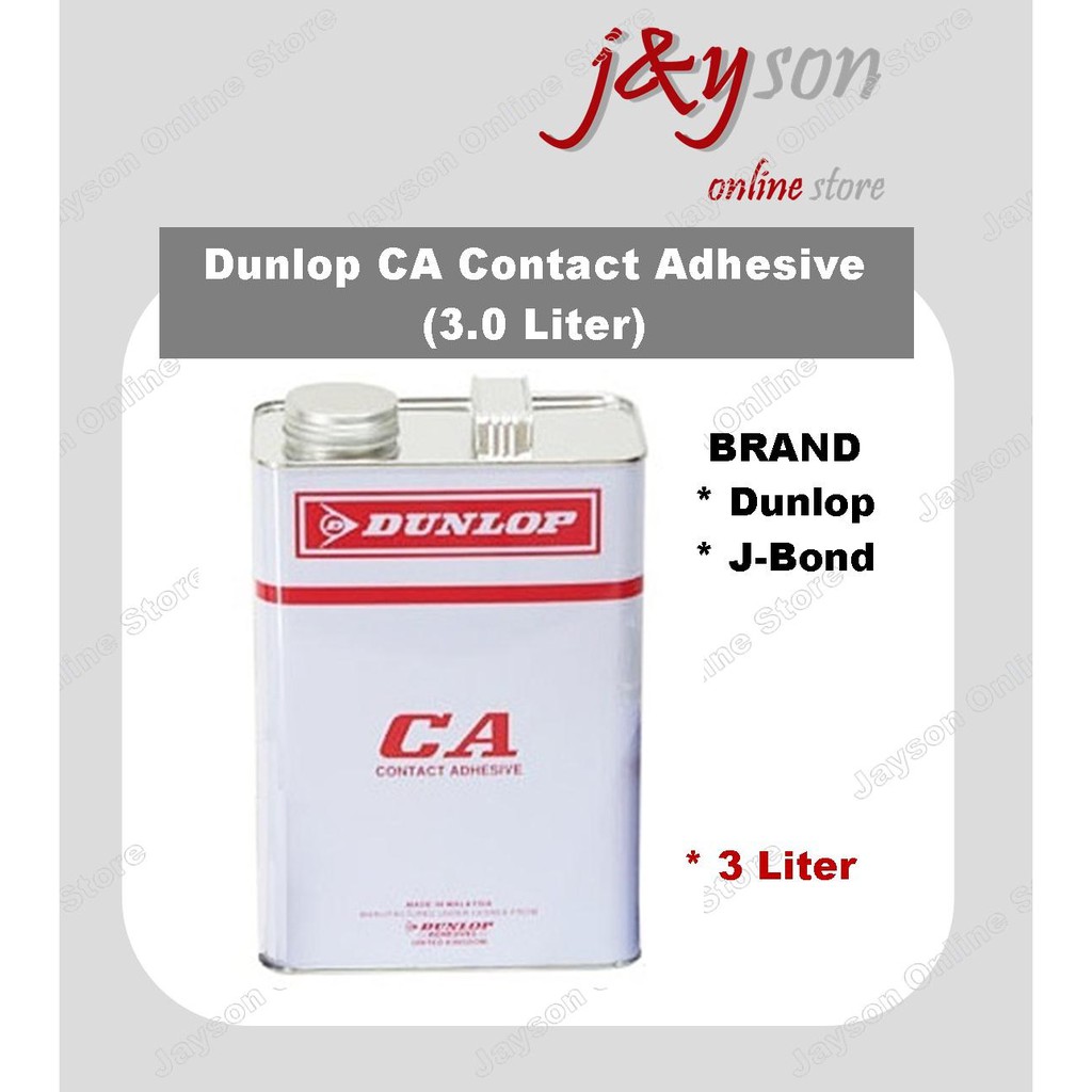 [ 3 Liter ] Dunlop │J-Bond │B-Bond CA Contact Adhesive / Glue / Gam ...