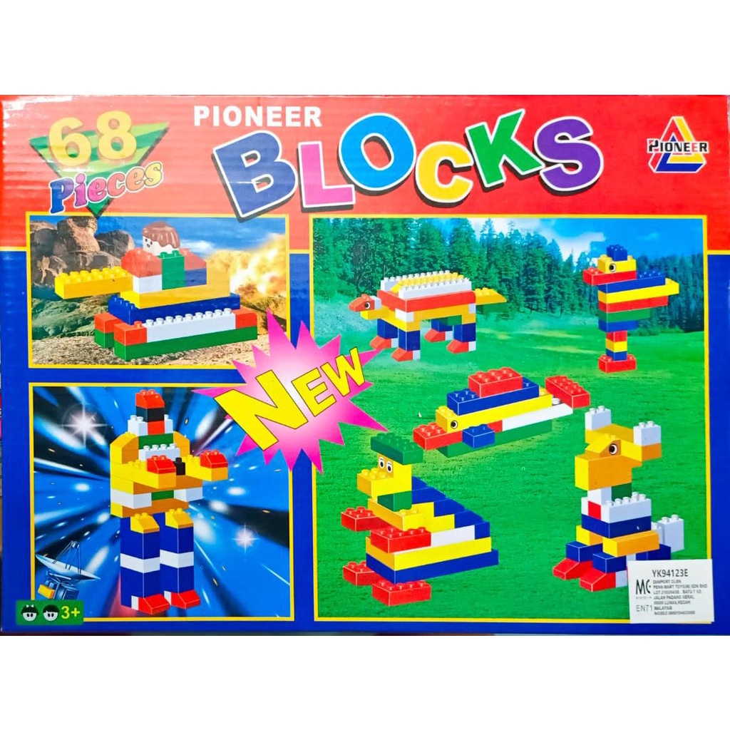 KIDS 68 PIECES LEGO BLOCKS (READY STOCK) | Shopee Malaysia