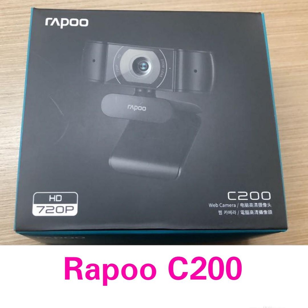 PC 电脑摄像头 RAPOO C200 / RAPOO C270L / C280 WEB CAM/ PC CAMERA | Shopee ...