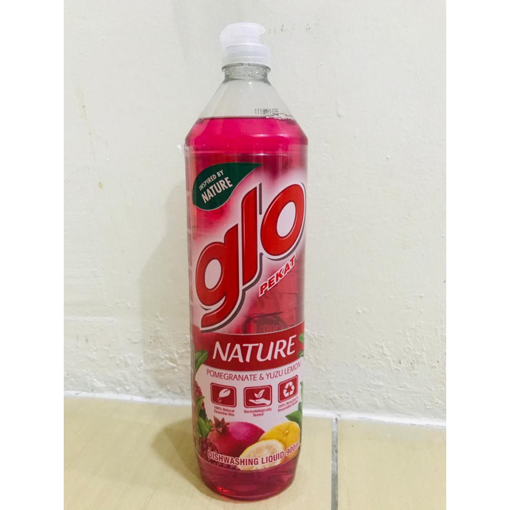 Glo Liquid Dishwasher 800ml Lime Lemon Mandarin Aloevera Apple Charcoal ...