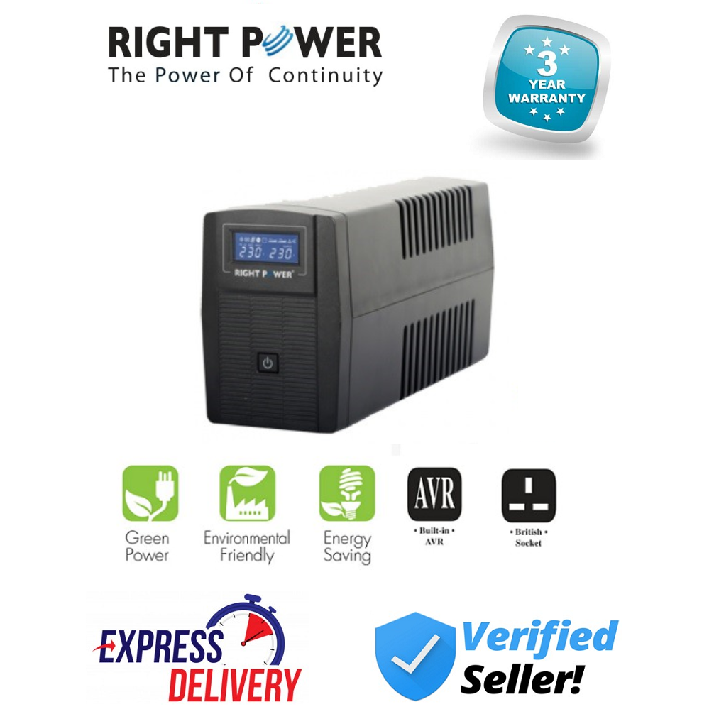 RIGHT POWER POWERTANK F800 (800VA) UPS PTF800 | Shopee Malaysia