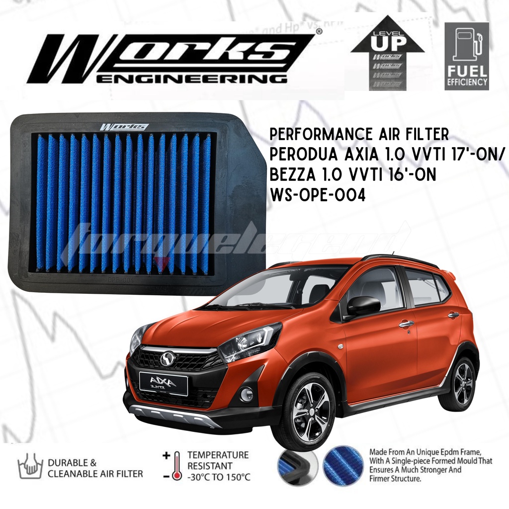 (PERODUA AXIA 1.0 VVTI/BEZZA 1.0 VVTI) WORKS PERFORMANCE HIGH FLOW DROP ...