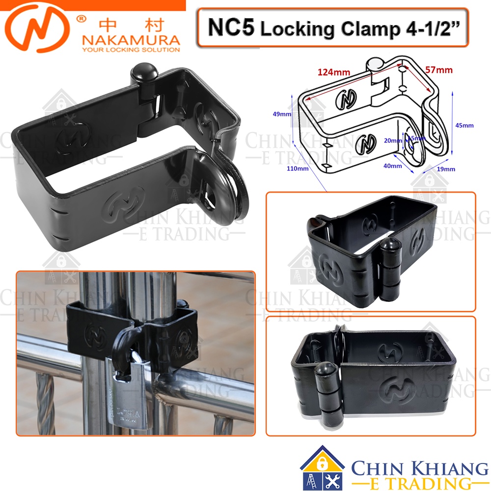 Nakamura NC5 Locking Clamp 4-1/2" 124mm x 57mm | Shopee Malaysia