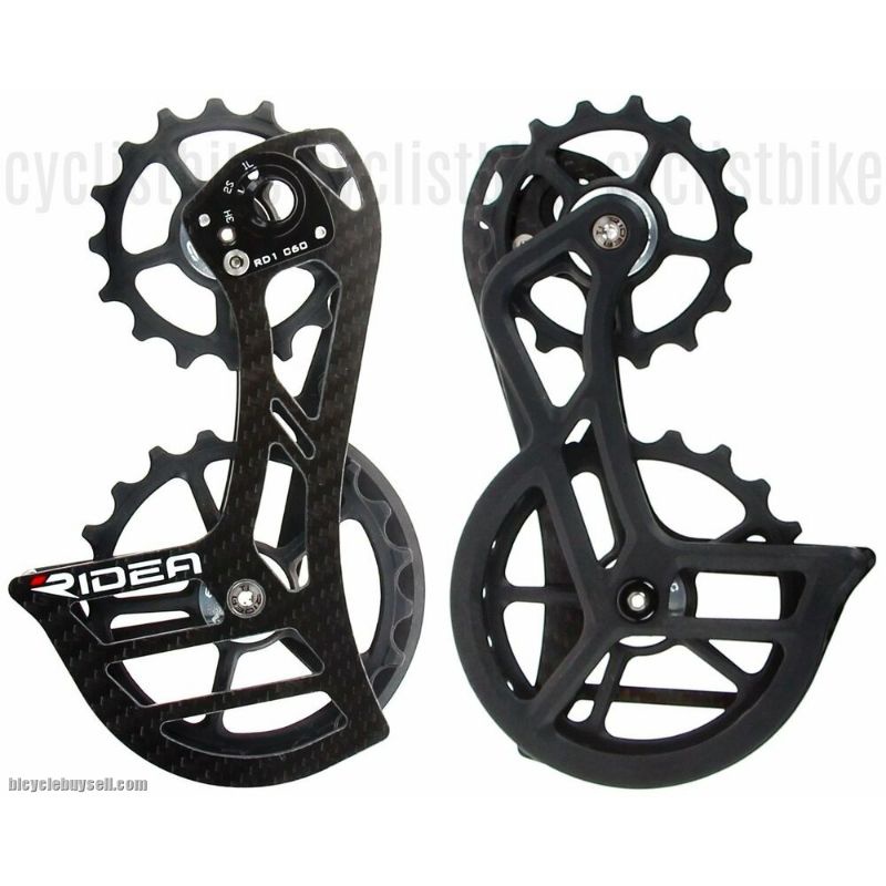 Ridea RD6 C60 16/20T Oversize Pulley for Shimano R9100, R8000 RD ...