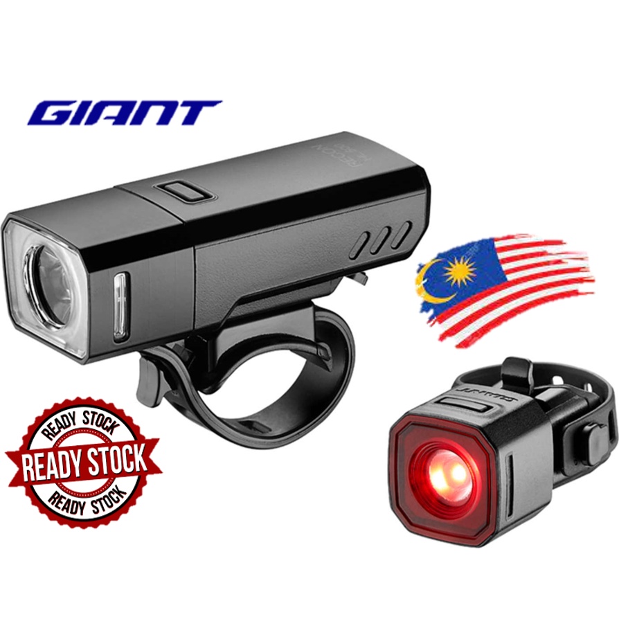 GIANT RECON HL 500 & RECON TL 100 Combo Rechargeable Bicycle Head and ...