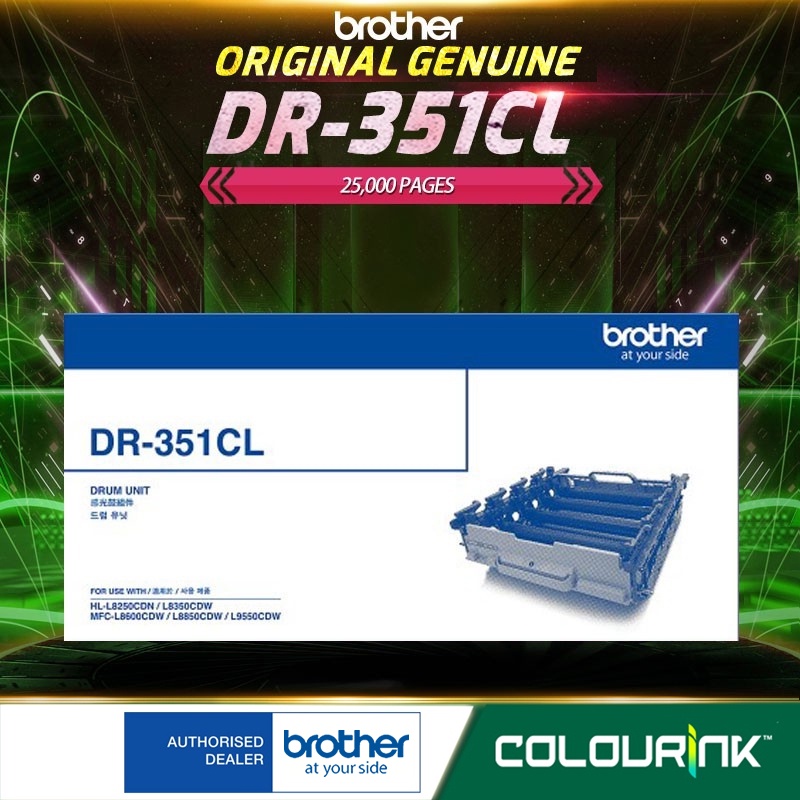 Brother Original Genuine Drum DR-351CL HL-L8250 HL-L8350 MFC-L8850 MFC-L9950 DR351 | Shopee Malaysia