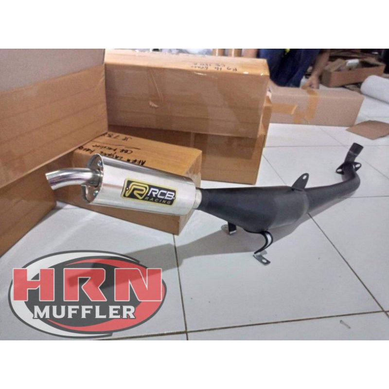 HITAM Ready Black Tube RCB Exhaust Standard Model for Fizz, Fiz R ...