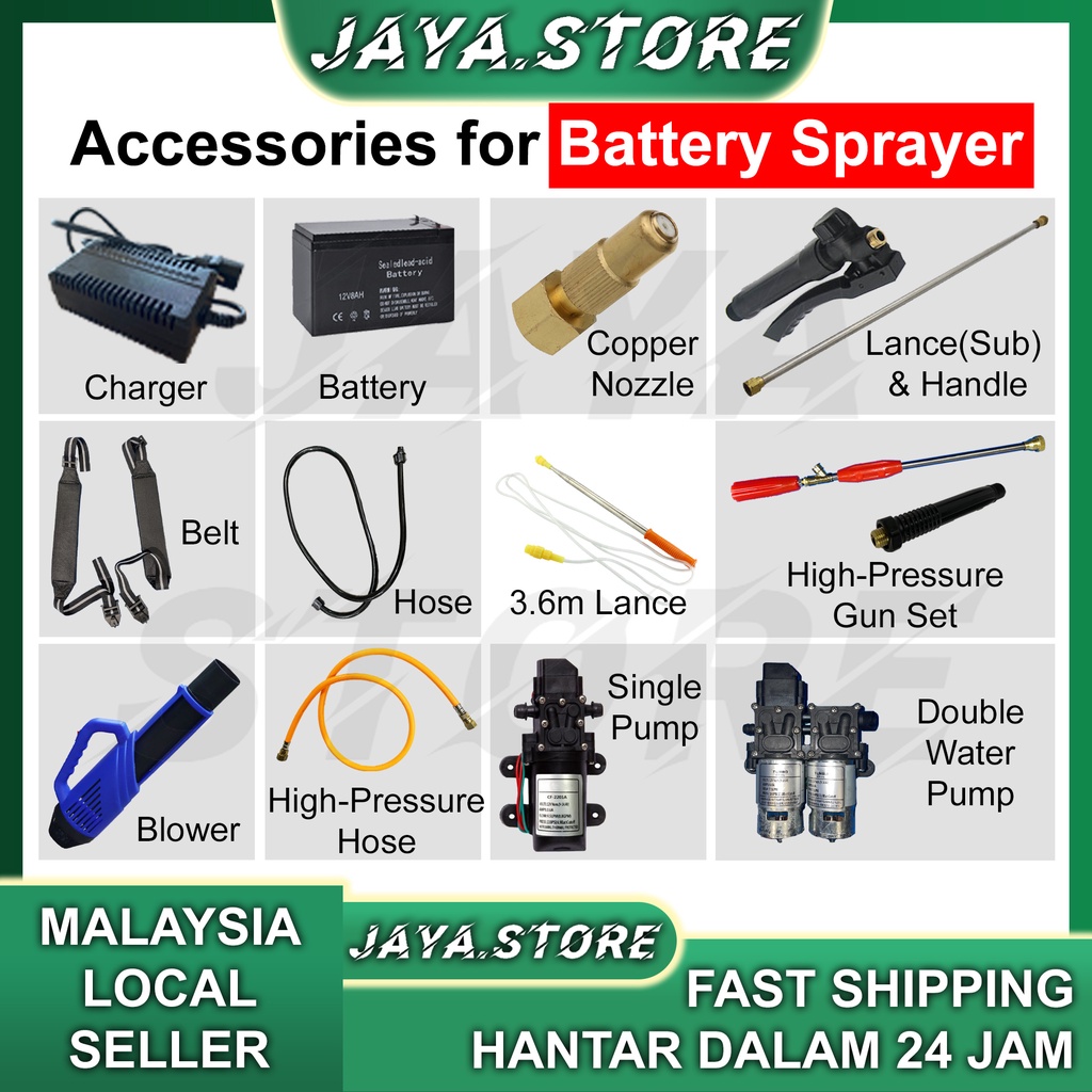 🔥 ALL IN 1🔥 Battery Sprayer Accessory Handle / Lance / Charger ...