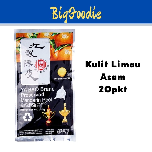 [BFD] Kulit Limau Asam 10gm x 20pkt (Mandarin Peel) | Shopee Malaysia