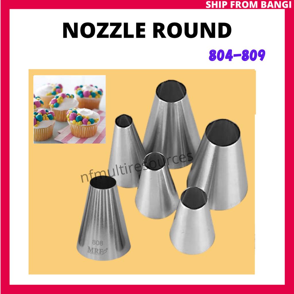 1 Pc Round Nozzle 801 802 803 804 805 806 807 808 809 for Cream ...