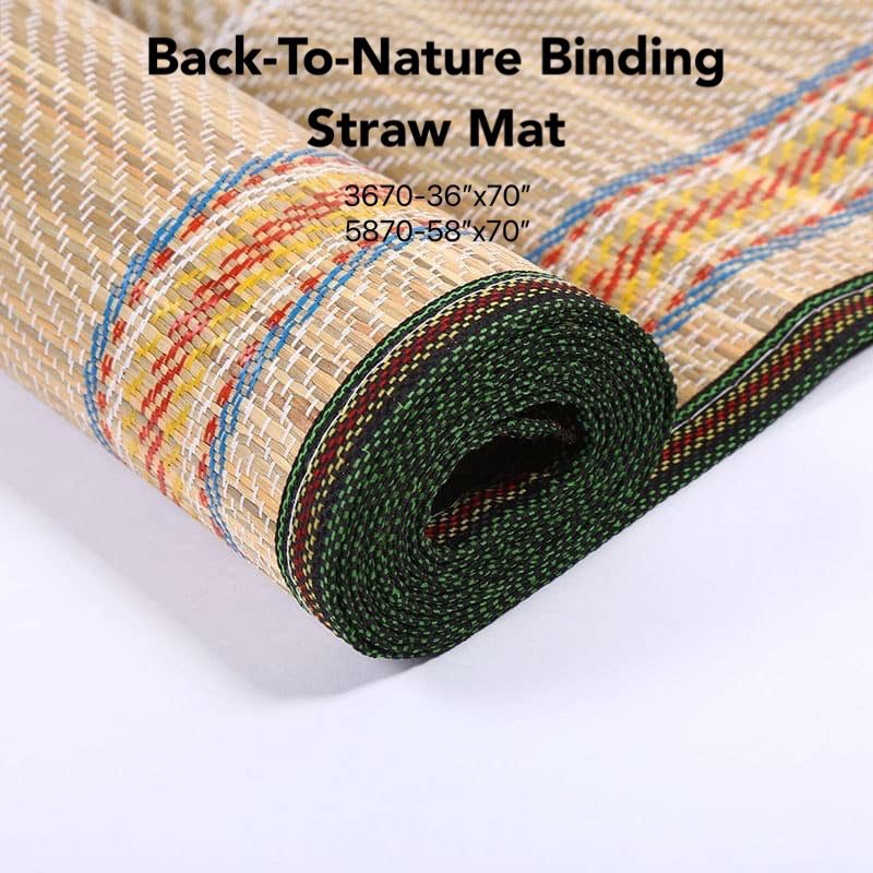 BACK-TO-NATURE Binding Straw Mat (3670-36" x 70"/5870-58" x 70 ...