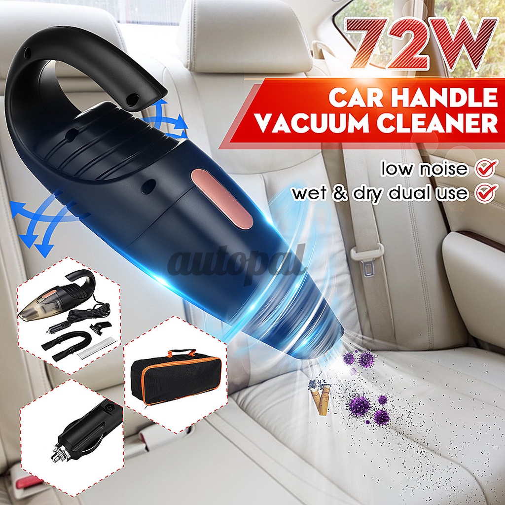 New Upgrade Multi-function Car Vacuum Cleaner 12V 120W Handheld Wet Dry ...