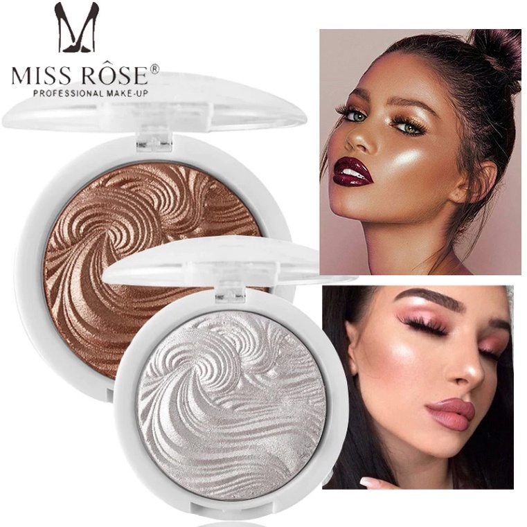 🇲🇾 MISS ROSE Bronzer Face Highlighter Palette Contour Shimmer Makeup ...
