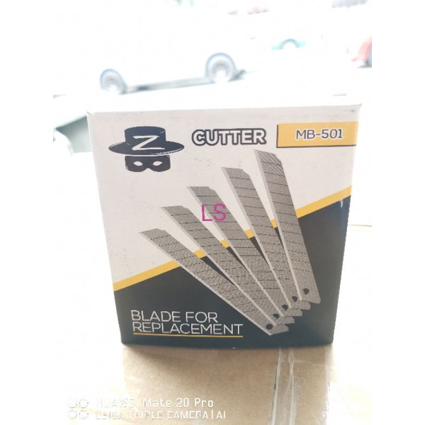 LS GEMILANG ZORO CUTTER BLADE FOR REPLACEMENT MB-501 MB 301 pisau refill knife blade | Shopee ...
