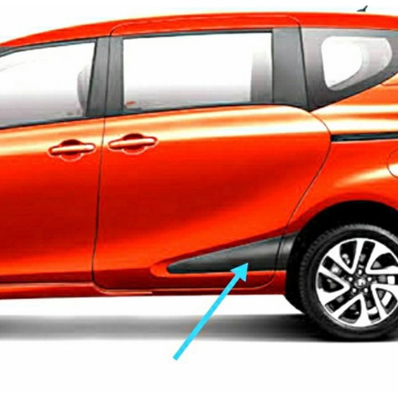 Toyota sienta lower door garnish pillar price per piece | Shopee Malaysia