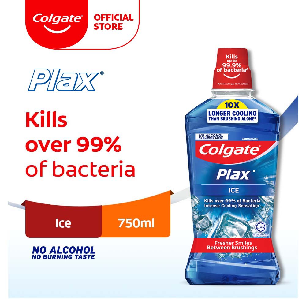 Colgate Plax Ice Mouthwash 750ml | Shopee Malaysia
