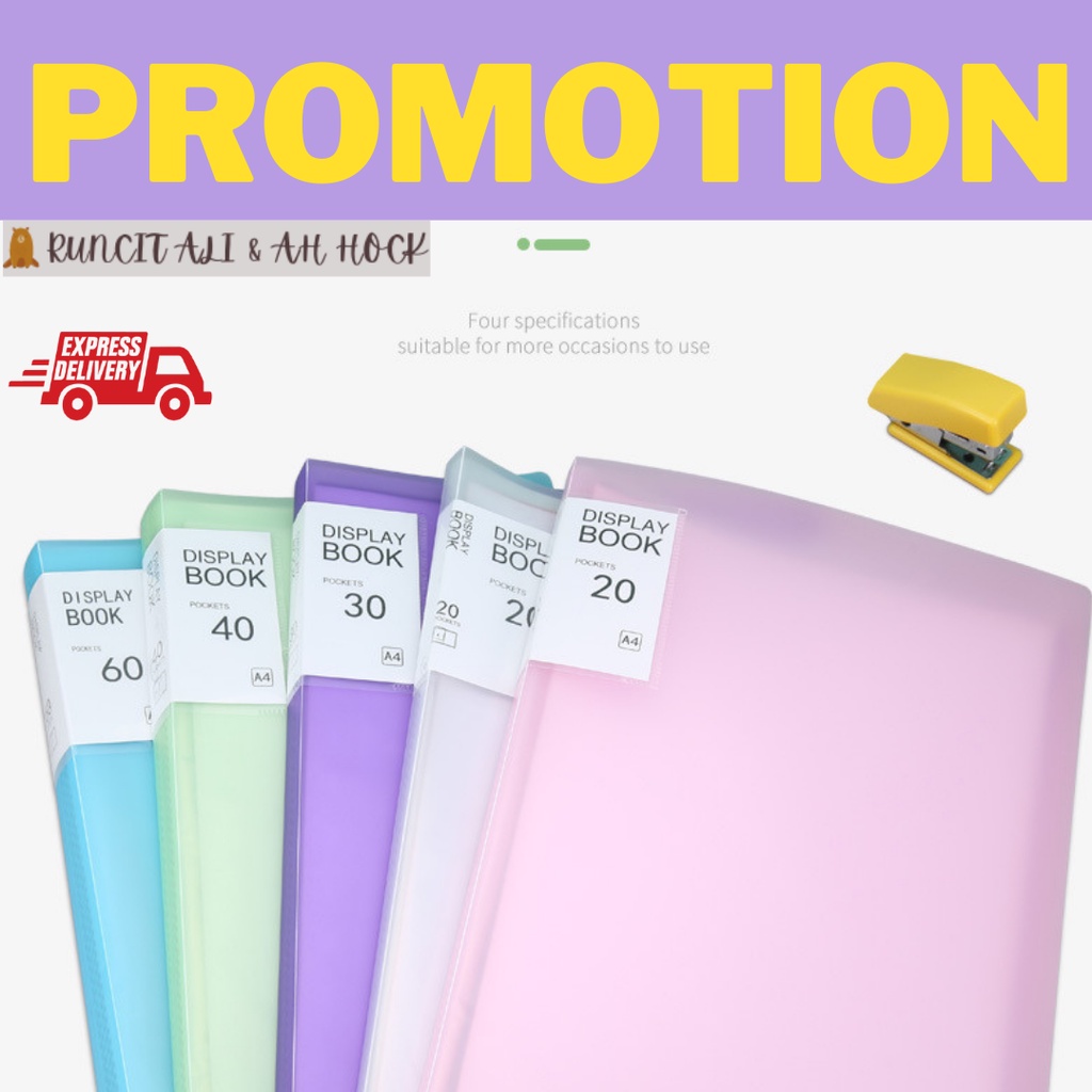 🔥READY STOCK🔥A4 20/30/60/100 File storage Folder Organizer Certificate ...