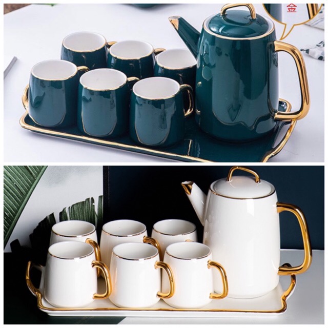 STELLA CERAMIC TEAPOT/ TEA SET WITH CERAMIC TRAY | Shopee Malaysia