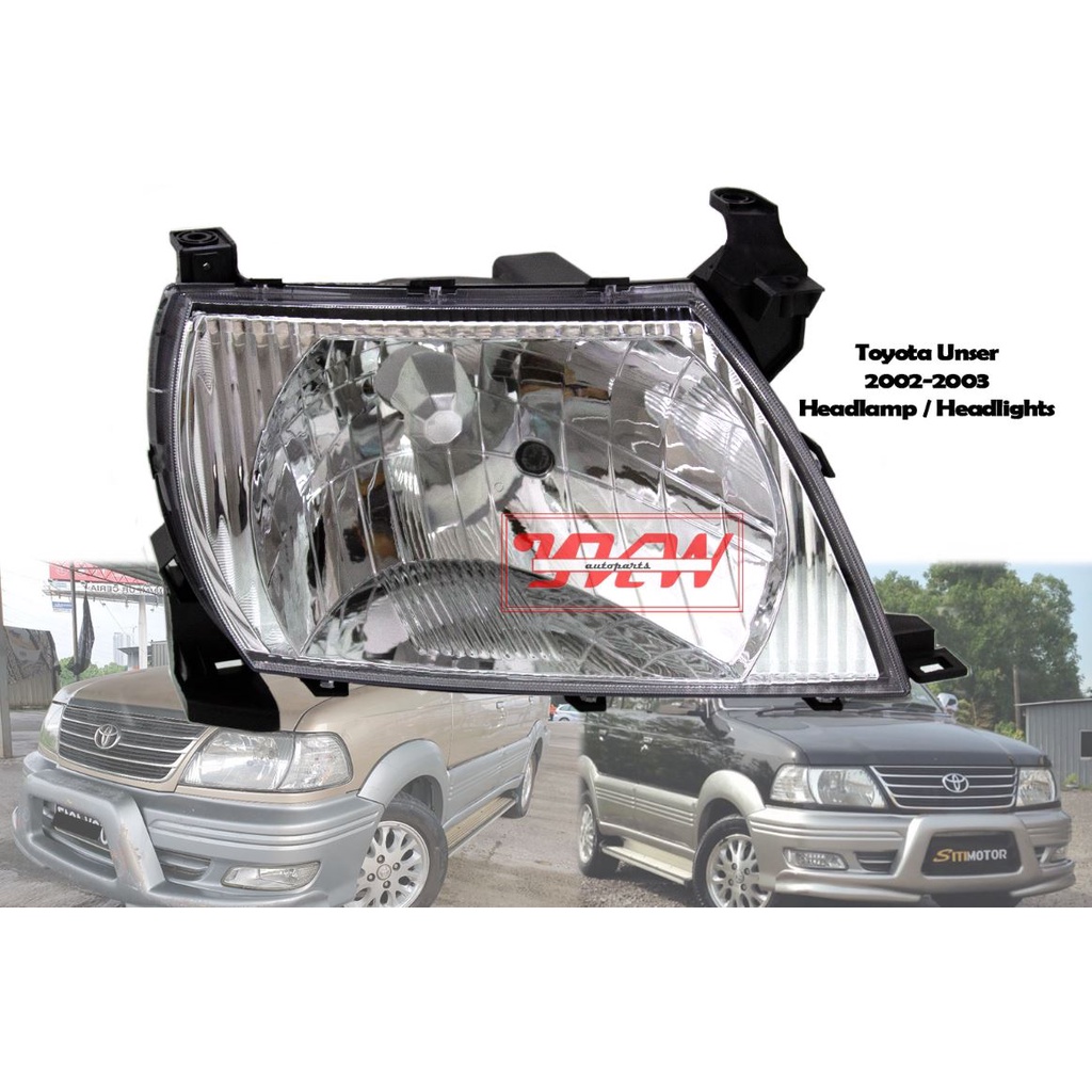 LEFT/RIGHT Toyota Unser 2002-2005 Front Headlights Lamps Lights Head ...