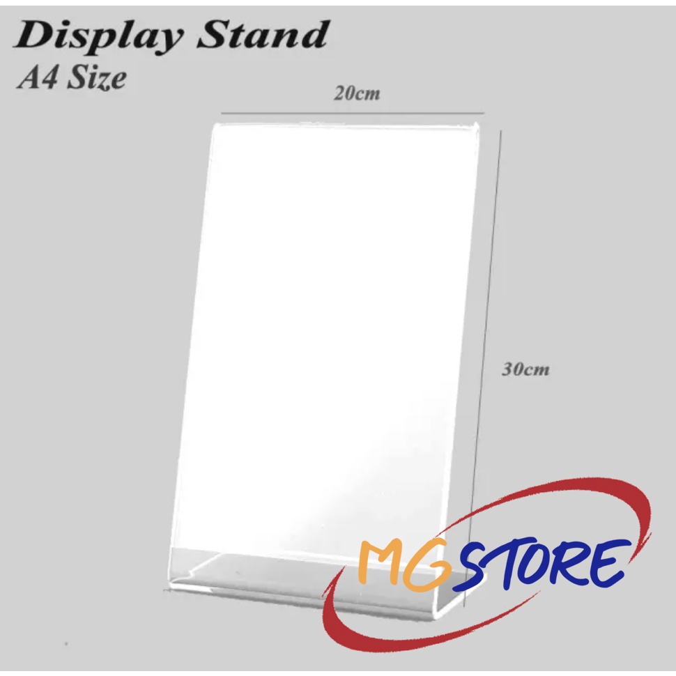 A5/A4 L-Shape Display Stand - Portrait | Shopee Malaysia