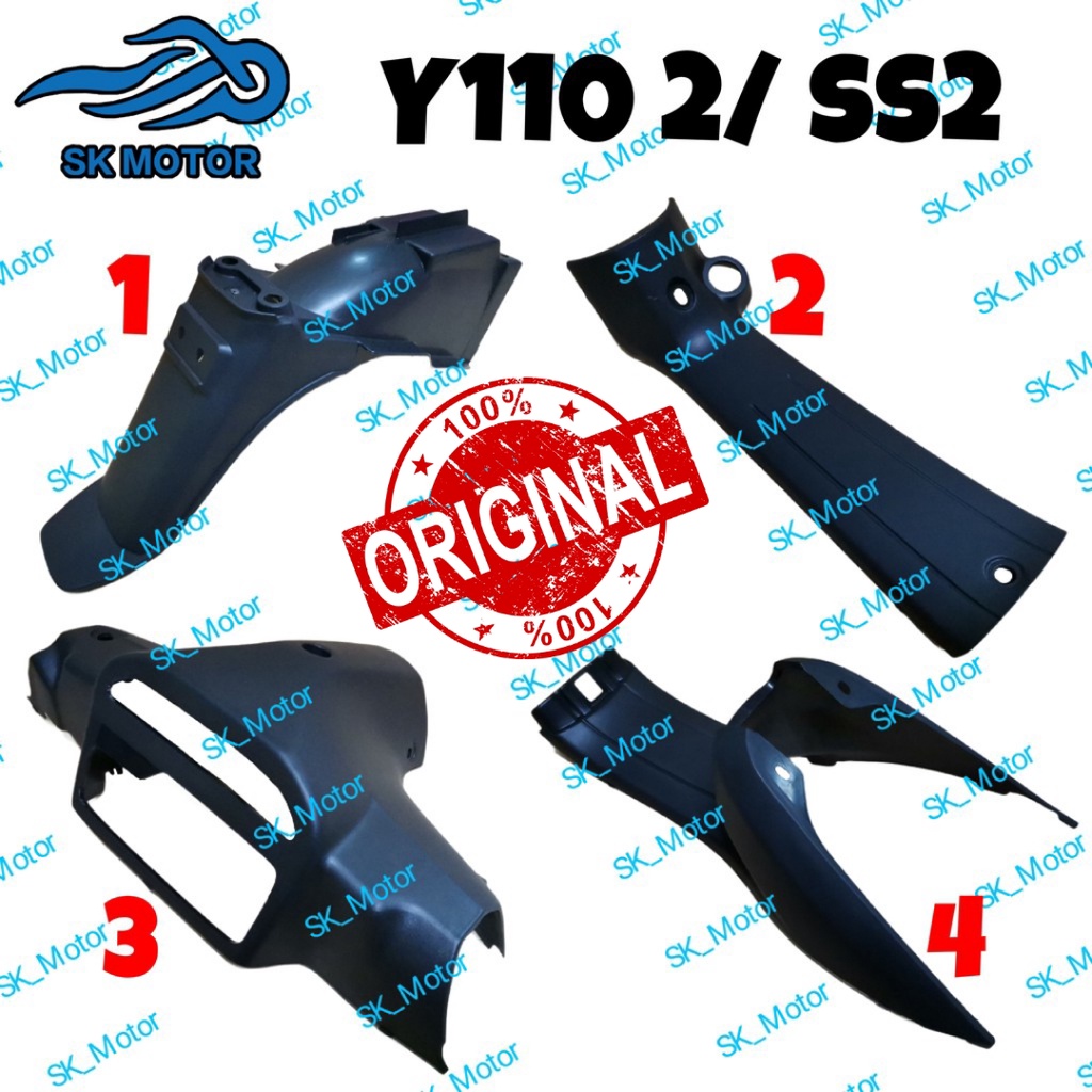 Yamaha Y110 2 / SS2 SS 2 SSTWO SS TWO Original Inner Cover Full Set ...