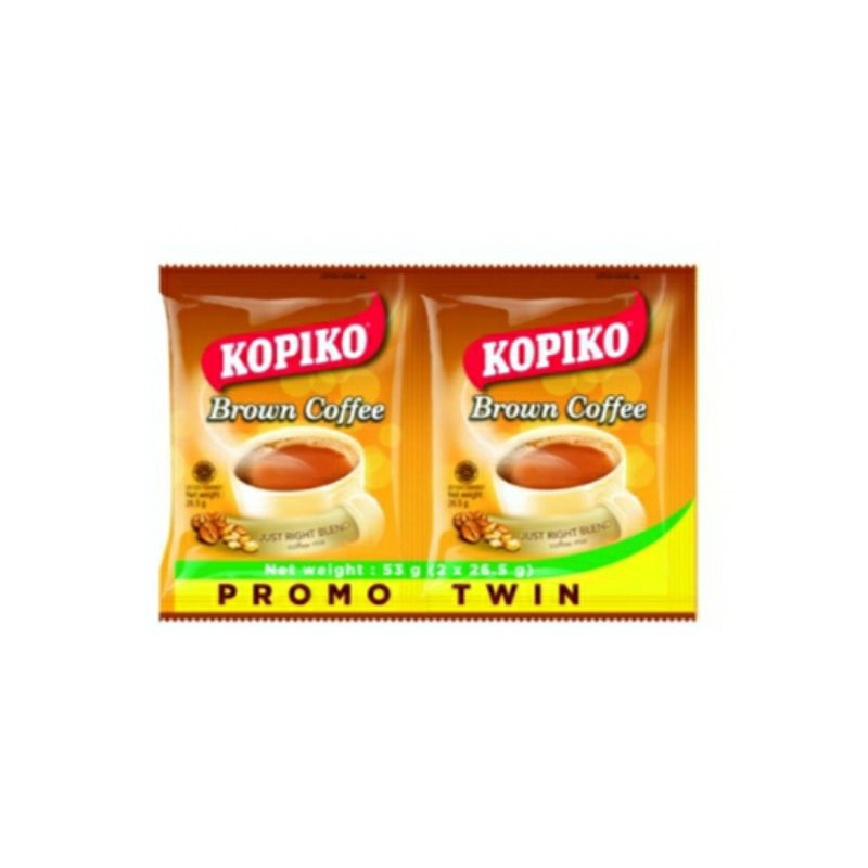 Kopiko Brown Coffee Twin Pack ( 53g x 10s ) | Shopee Malaysia