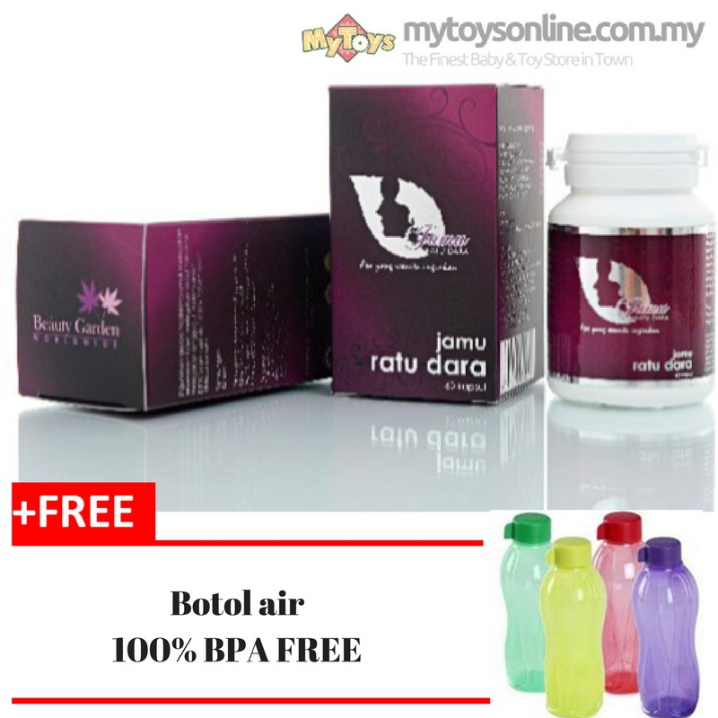 (FREE Botol air 100% BPA Free) Jamu Ratu Dara ORIGINAL (60 CAPS ...