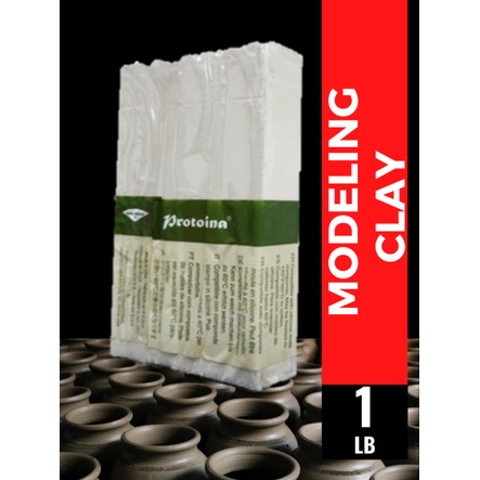 MODELING CLAY 1 lb. Protolina (Polymer, Non-toxic, Sculpture, Silicone ...