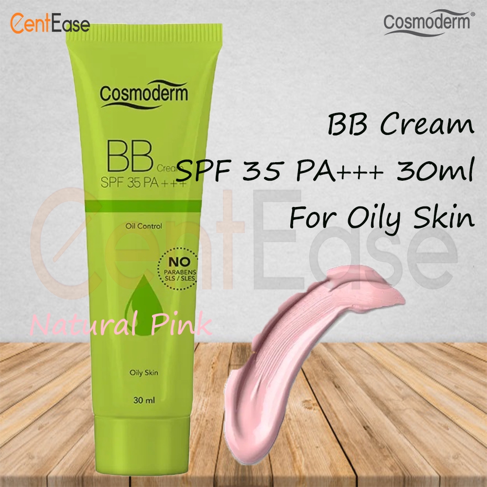 Cosmoderm BB Cream SPF 35 PA+++ Natural Pink with Tea Tree Oil 30ml ...