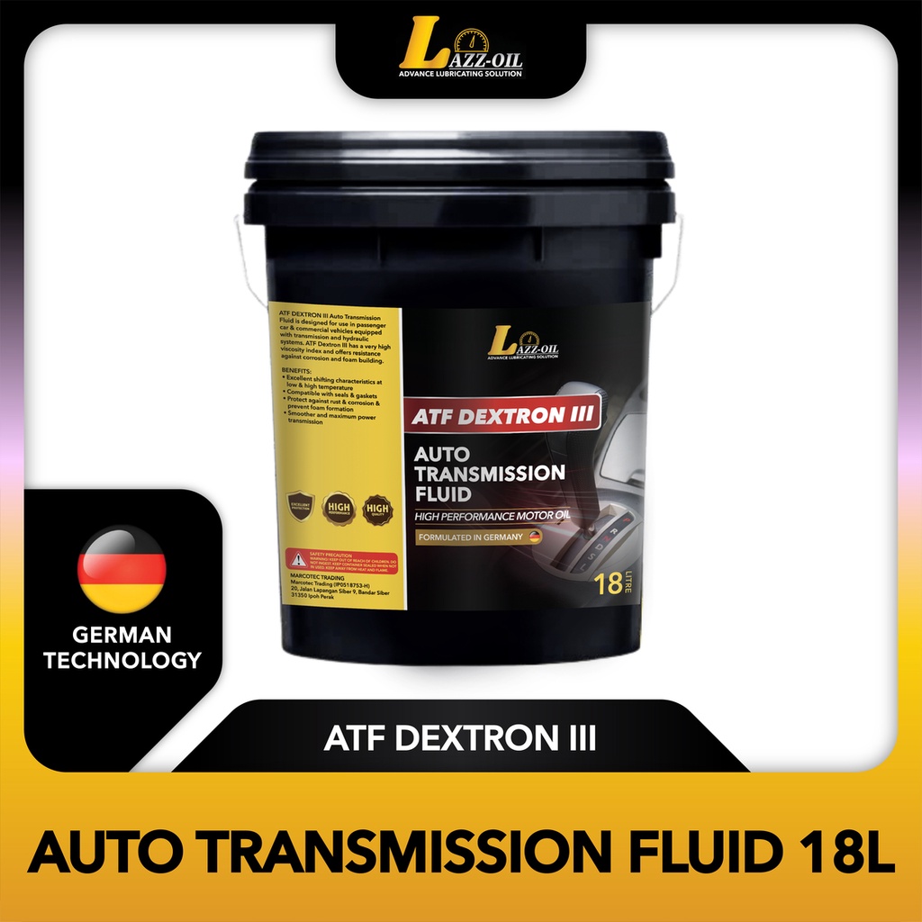 LAZZ OIL ATF 3 AUTO TRANSMISSION FLUID 18L | Shopee Malaysia