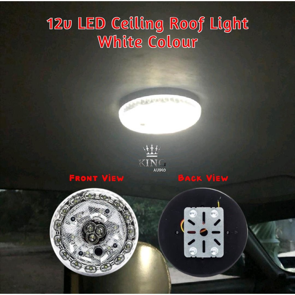 Interior LED Roof Light GT-693 Universal 5050 WHITE LED Circle Round ...