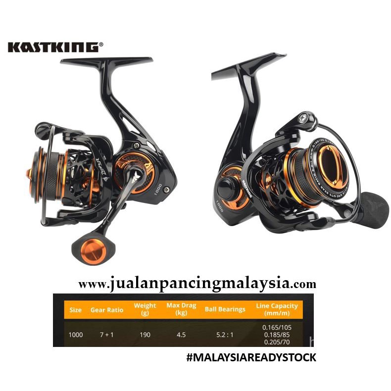 【READY STOCK】KASTKING ZEPHYR ULTRALIGHT UL FINESSE SPINNING FISHING ...