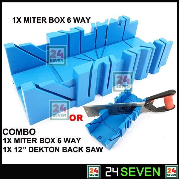 300MM 12" Miter Box Saw 22.5 45 90 Degree 6 Cutting Edge Angle Cutting ...