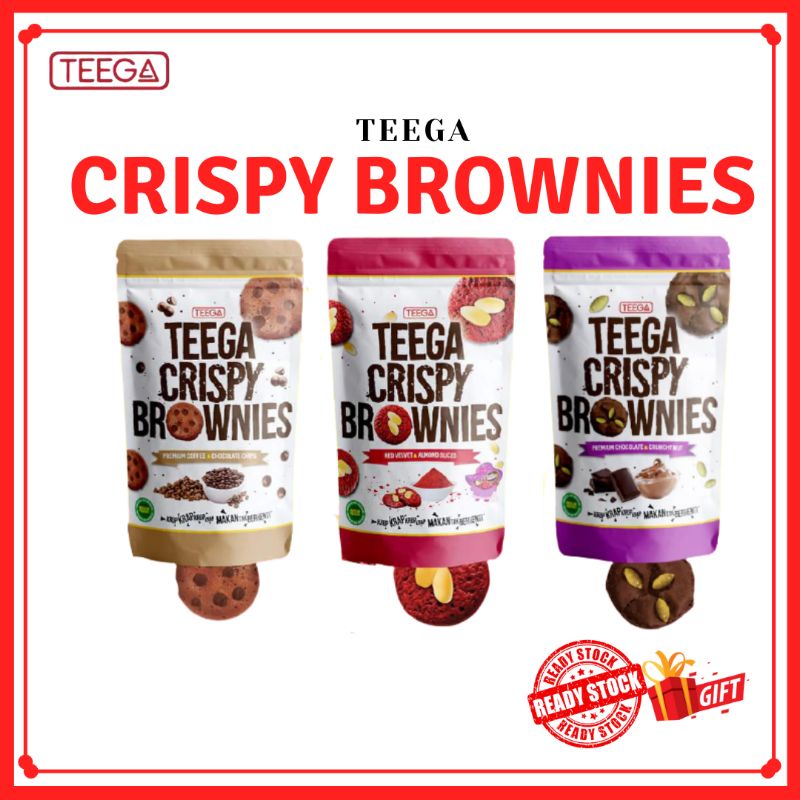 🎁FREE GIFT| TEEGA Brownies Cookies🍪 Crispy Brownies Red Velvet ...