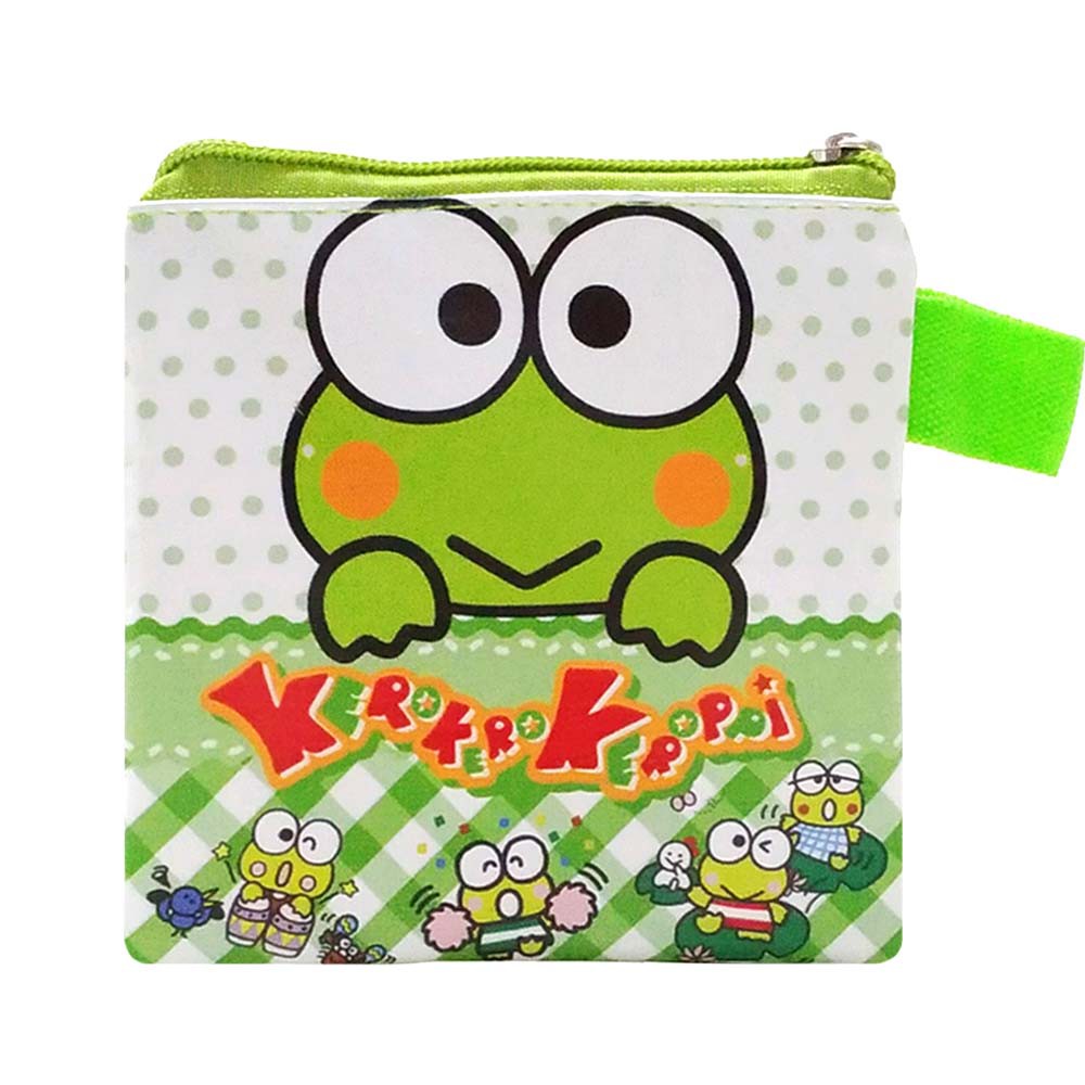 HIJAU Mini Wallet Keroppi Baseball Green Sanrio Coin Wallet Mini Wallet ...