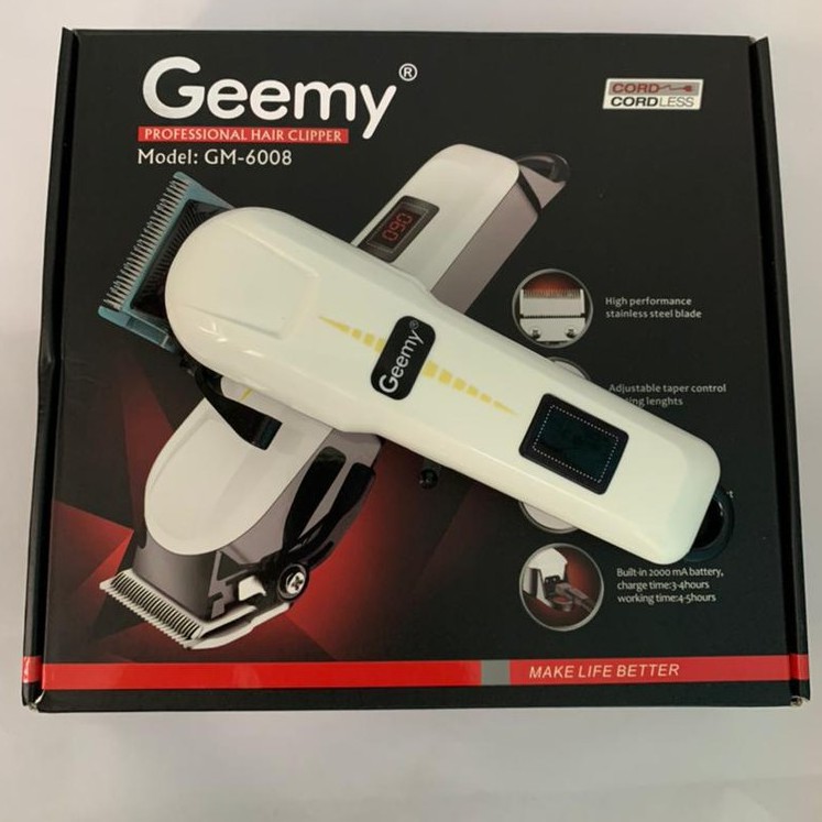 ORIGINAL Geemy GM-6008 Professional Hair Clipper | Shopee Malaysia