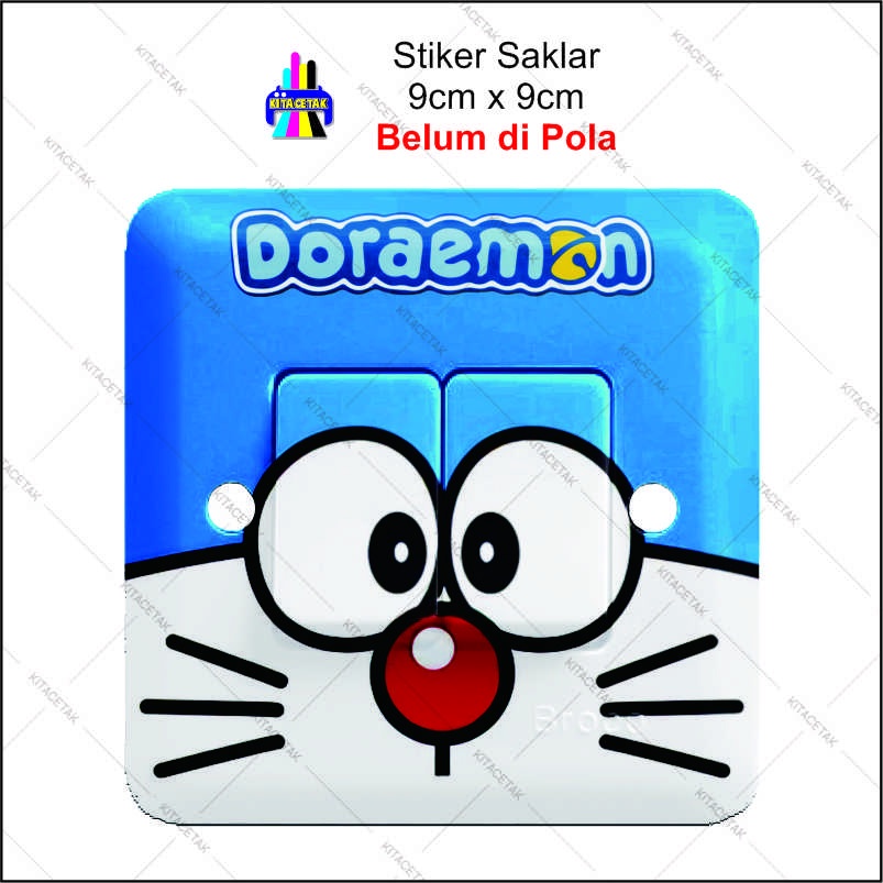 TOMBOL Doraemon Motif Light Button Switch Sticker | Shopee Malaysia
