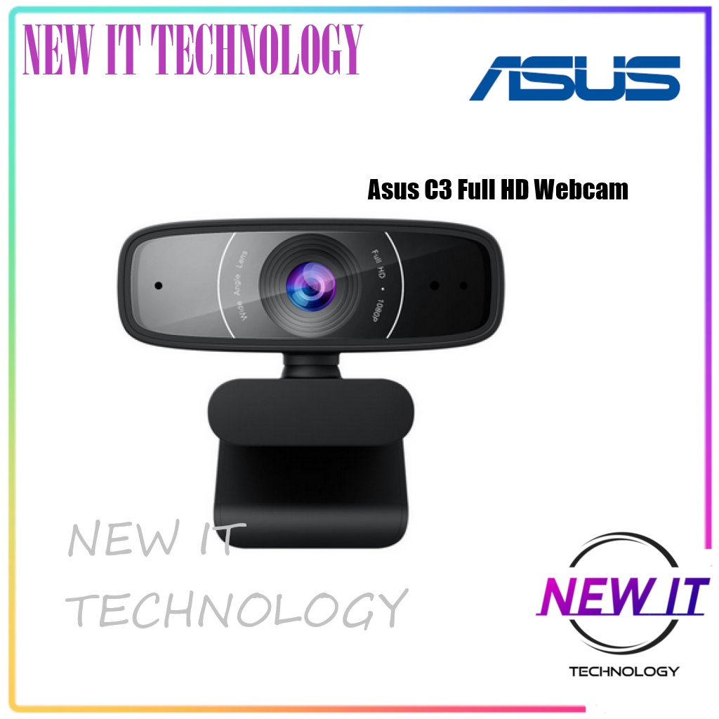 Asus Webcam C3 USB Adjustable Clip Camera with 1080p, Beamforming ...