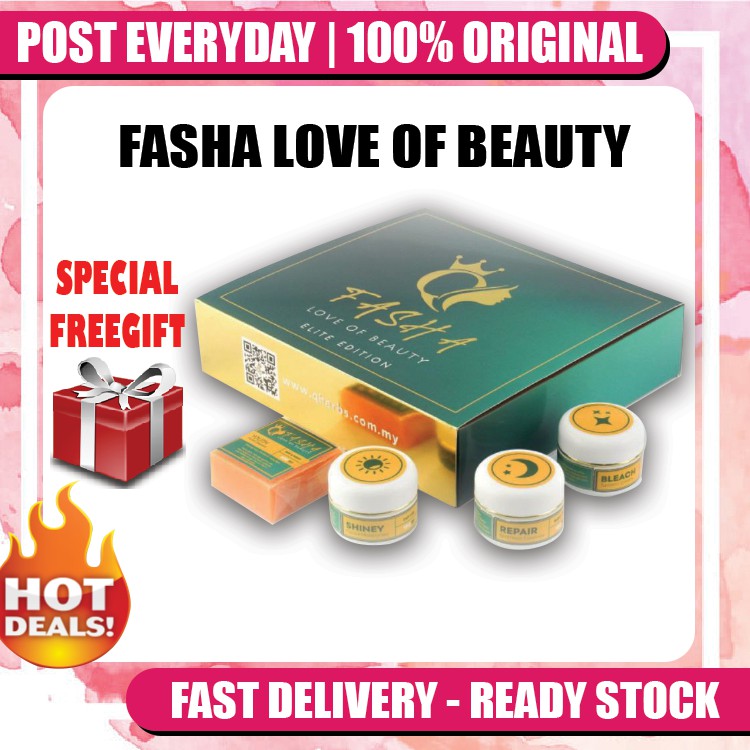 Fasha Skincare Kulit Cantik Fasha Love Of Beauty Original HQ 100% ...