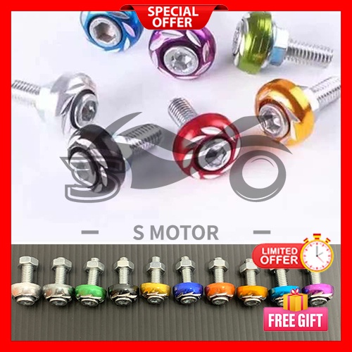 M6 SCREW & NUT SAIZ 10 ALUMINIUM WINDSCREEN WINDSHIELD VISOR FAIRING ...