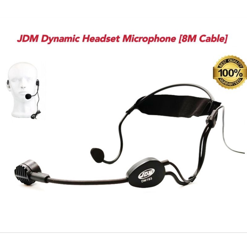 JDM DM-193 HEADSET WIRED MICROPHONE | Shopee Malaysia
