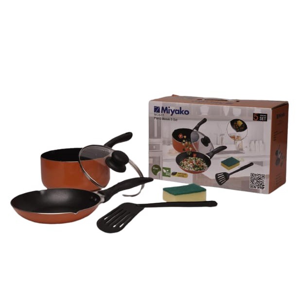 PERALATAN 5 in 1 Cookware Set Miyako MCS-51 Miyako Cookware Set 5 in 1 ...