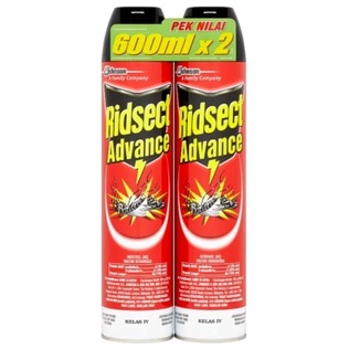 Ridsect Aerosol Advance Mosquito Spray Twinpack (550ml x 2) / Ubat Nyamuk | Shopee Malaysia