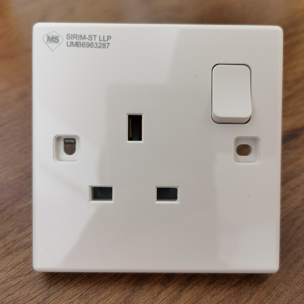 UMS 13A SWITCH SOCKET 2913A 3 PIN WALL SOCKET (SIRIM) | Shopee Malaysia