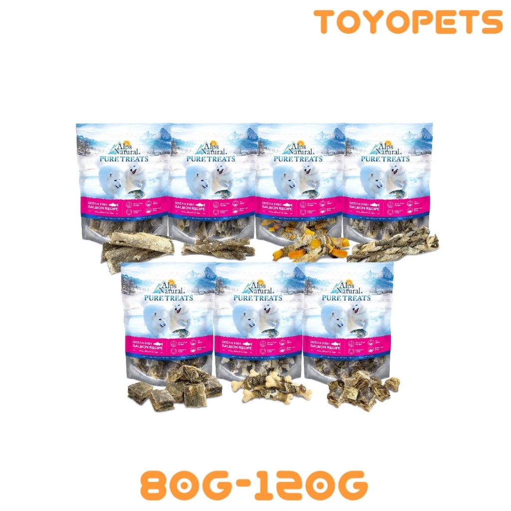 (COD FISH) Alps Natural Pure Dog Snacks Dog Treats 80g/120g | Shopee ...
