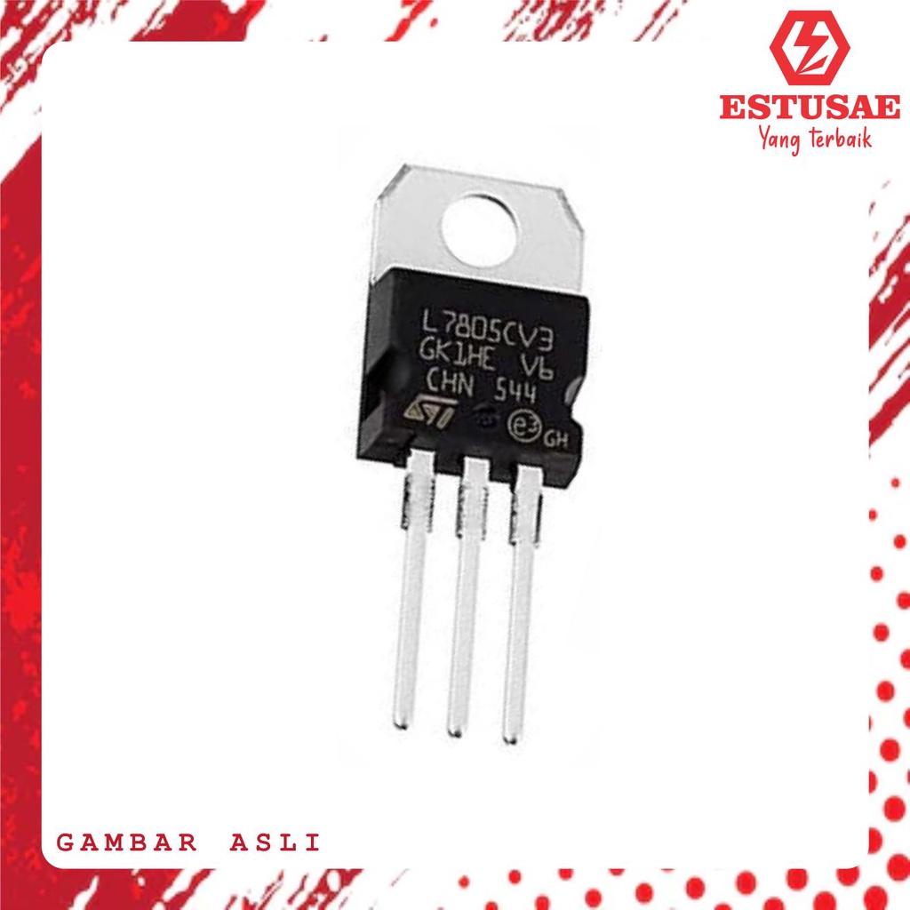Transistor IC REGULATOR L7805/L 7805 CHN ORIGINAL-ESTUSAE | Shopee Malaysia