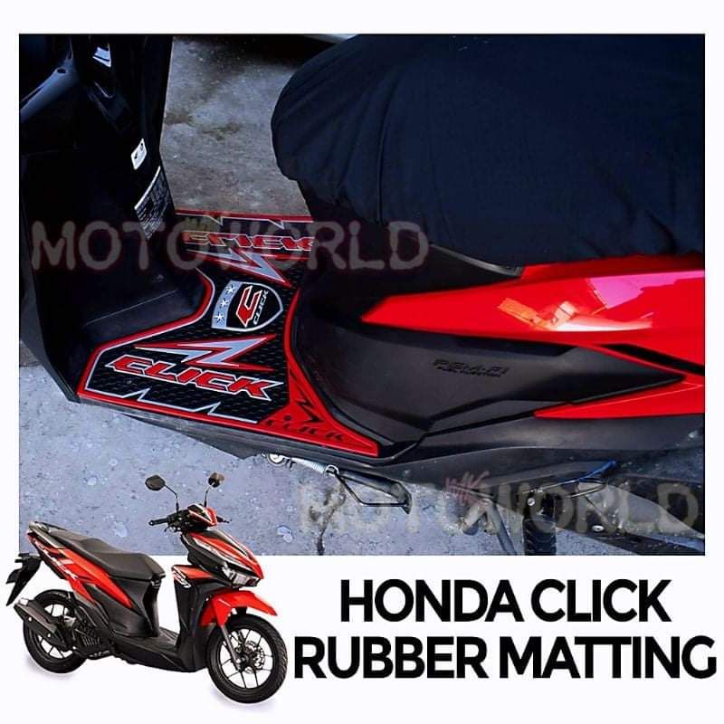033 Rubber Matting For Honda Click 150i V1 V2 & Game Changer | Shopee ...